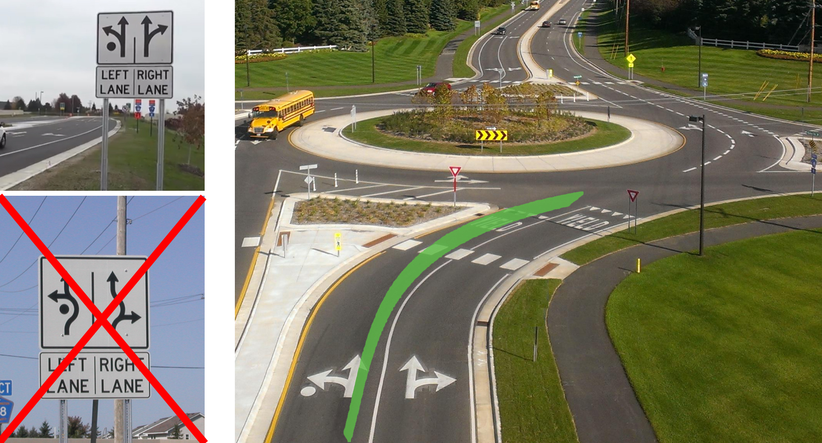 Reducing Driver Errors at Two-Lane Roundabouts | Crossroads