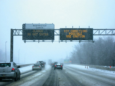 New Project: Real-Time Winter Weather Alerts Planned for Highway ...