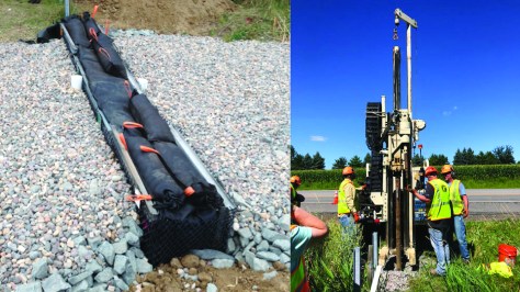 Redesigned iron-enhanced ditch checks could help filter pollutants from ...